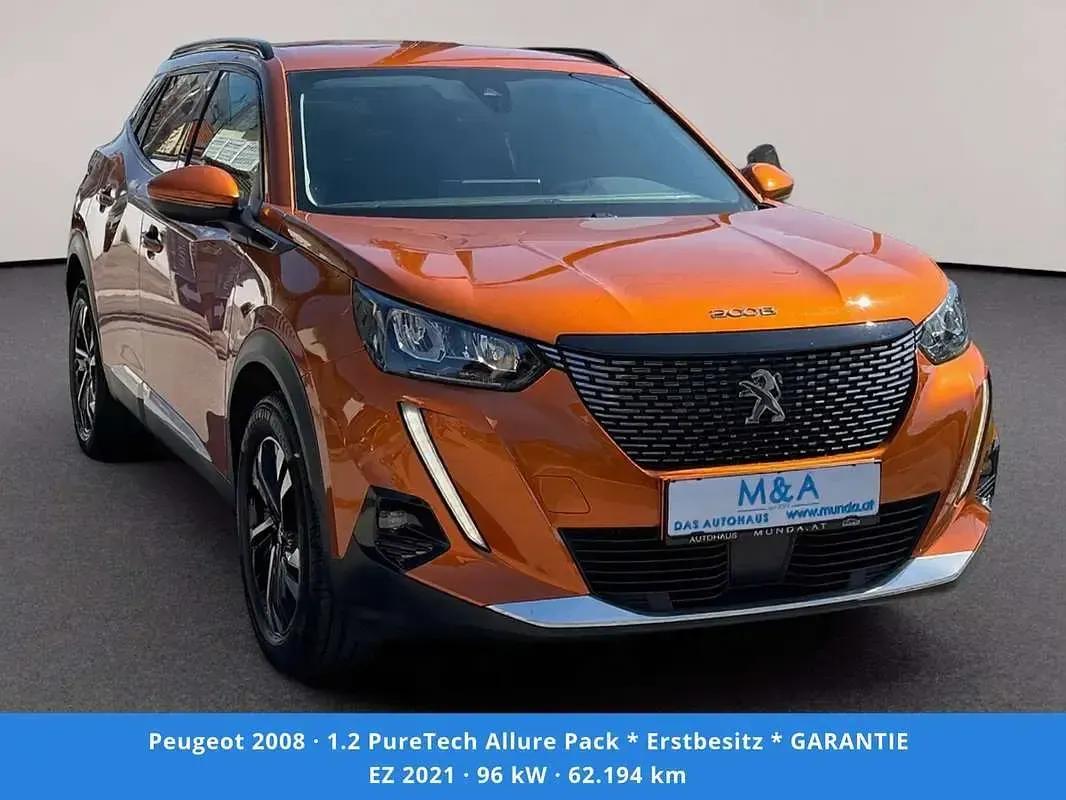 Gebraucht Peugeot 2008 Allure 131 PS (2021) in Wien, AT - € 16.900 ...