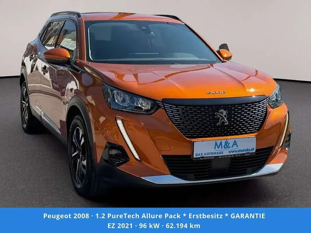 Gebraucht Peugeot 2008 Allure 131 PS (2021) in Wien, AT - € 16.900 ...