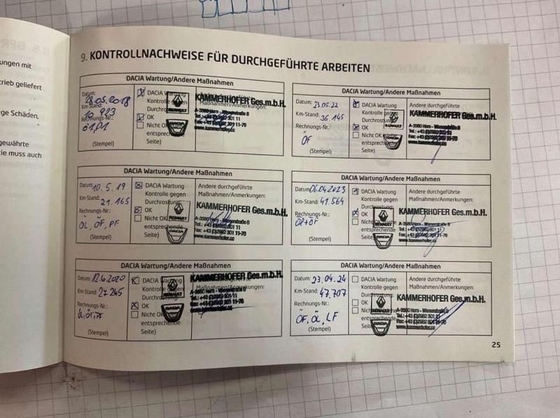 Gebraucht 2017 Dacia Lodgy Lauréate 102 PS Van / Kleinbus – 1020 Wien ...