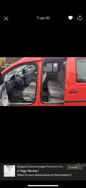 Gebraucht 2006 VW Caddy 102 PS Van / Kleinbus – 89073 Baden-Württemberg ...