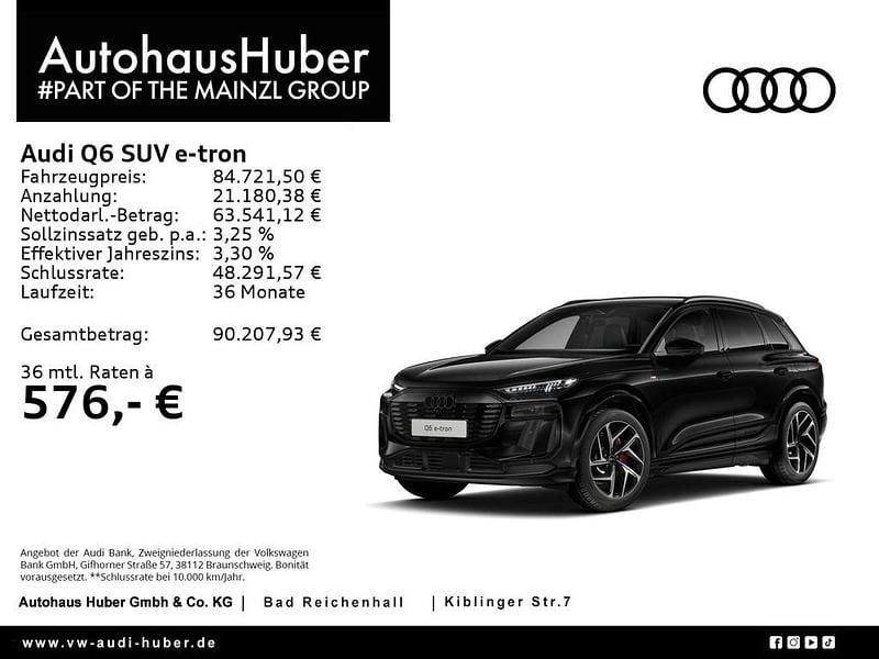 Neu 2026 Audi Q6 e-tron S-Line 388 PS SUV – 83435 Bad Reichenhall ...
