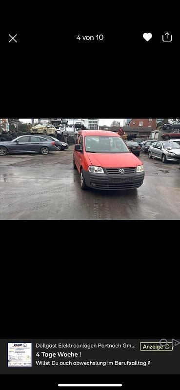 Gebraucht 2006 VW Caddy 102 PS Van / Kleinbus – 89073 Baden-Württemberg ...