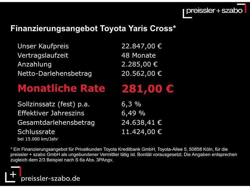 Gebraucht 2021 Toyota Yaris Hybrid Connect Style 116 PS Limousine ...
