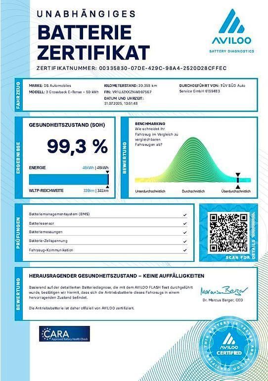 Gebraucht 2022 DS Automobiles DS3 Crossback Performance Line Plus 136 ...