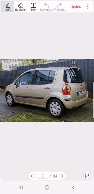 Gebraucht 2009 Renault Modus 75 PS Van / Kleinbus – 13409 Berlin ...