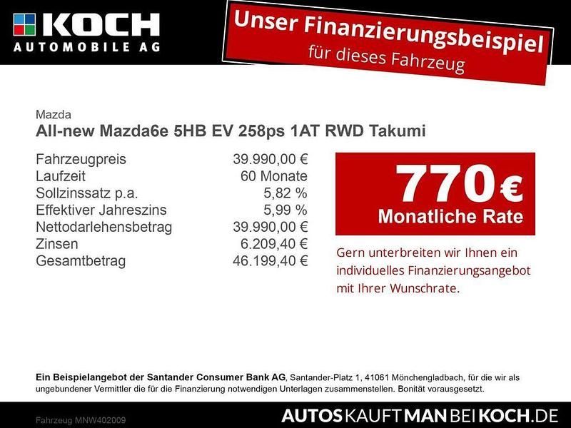 Neu 2025 Mazda 6e Takumi-Line 258 PS Limousine – Berlin (Händler) – 39. ...