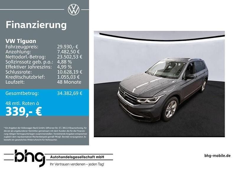 Gebraucht 2022 VW Tiguan Active 245 PS SUV – Baden-Württemberg (Händler ...