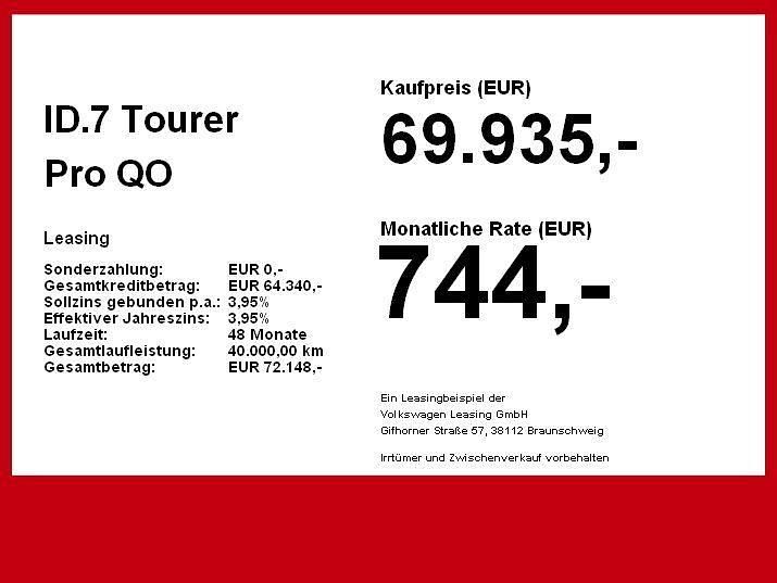 Neu 2026 VW ID.7 Pro 286 PS Kombi – Bayern (Händler) – 69.935 € (Nicht ...