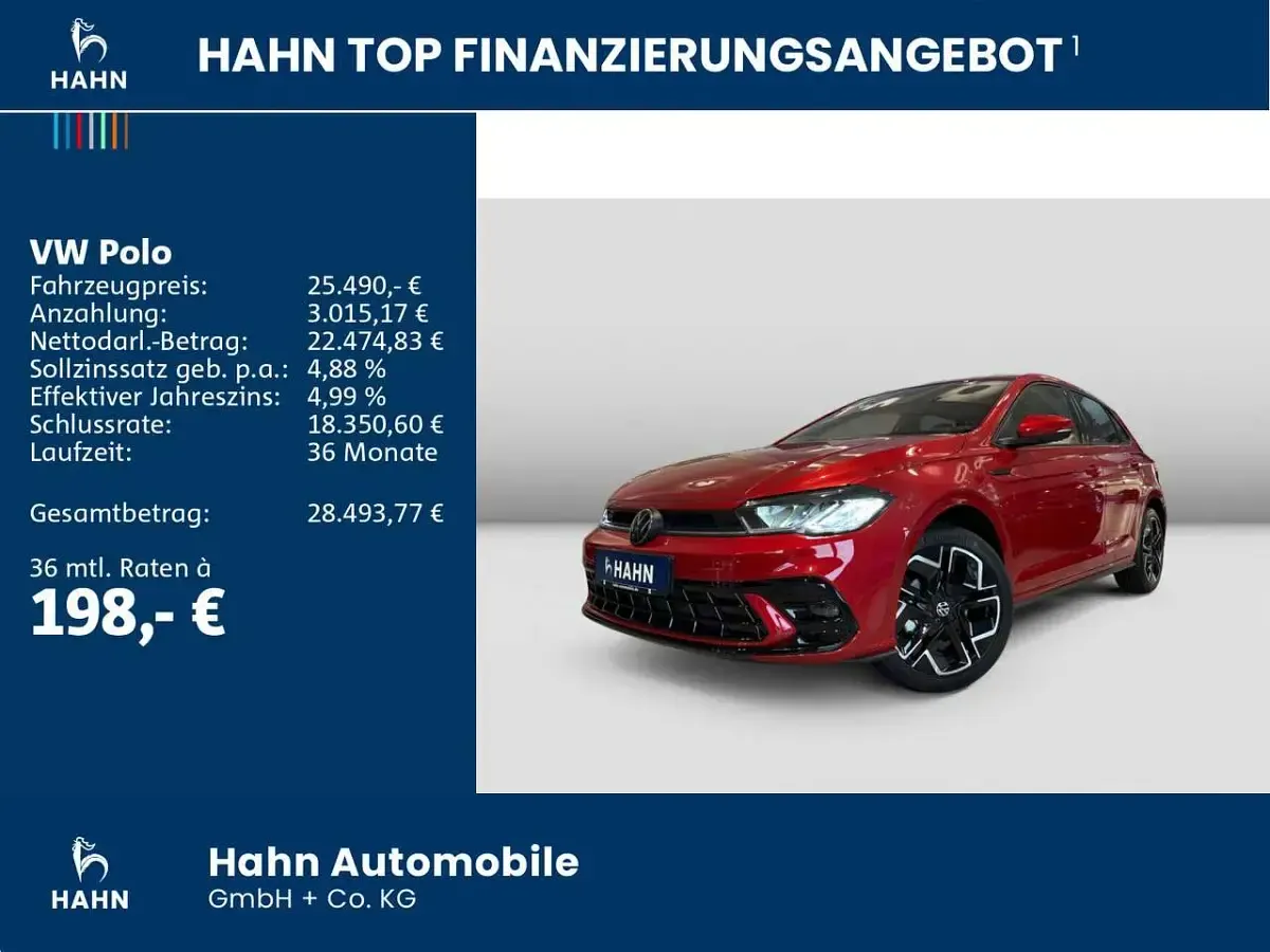 Neu VW Polo R-line 116 PS (2025) in Esslingen (bei Stuttgart) - 25.490 ...