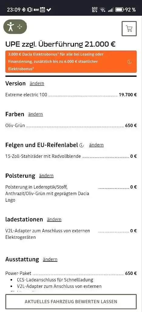 Neu Dacia Spring Extreme 100 PS (2026) in Bayern - Geltendorf - 17.790 ...