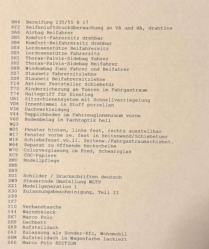 Gebraucht 2020 Mercedes V250 Marco Polo 190 PS Van / Kleinbus – 76726 ...