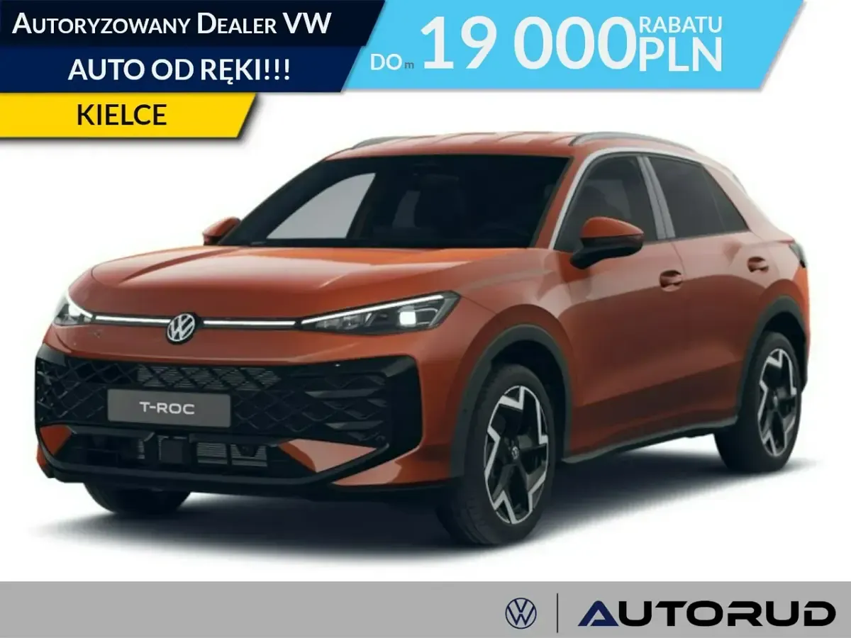 Nowe VW T-Roc 150 KM (2026) w Kielce - 153 040 zł | AutoUncle