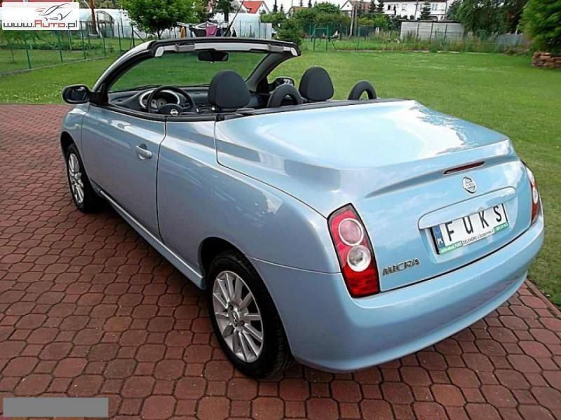 Sprzedany Nissan Micra 1,4i Cabrio Karm., używany 2006, km 72 000 w ...