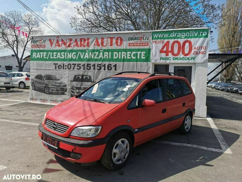 Second-hand 2000 Opel Zafira 125 CP Monovolum – Bacău (Dealer) – 1.999 ...