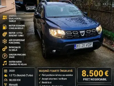 Dacia Duster carburant benzină second-hand - AutoUncle
