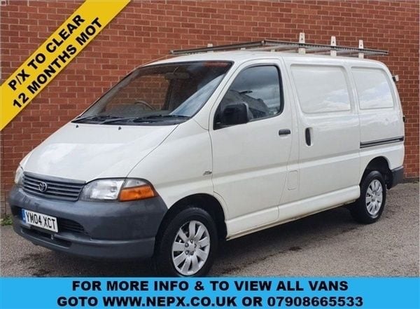 Used Toyota HiAce in UK for sale (13) - AutoUncle