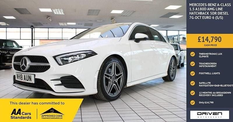 Used 2018 Mercedes A180 AMG line 116 HP Hatchback – TS17 6BZ Stockton ...