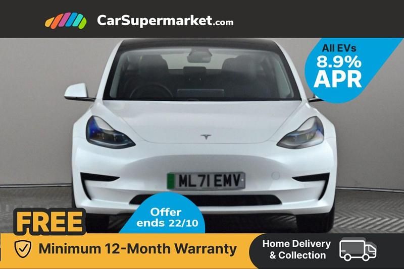 Used 2021 Tesla Model 3 Standard Range 283 HP Sedan – B33 0JJ ...